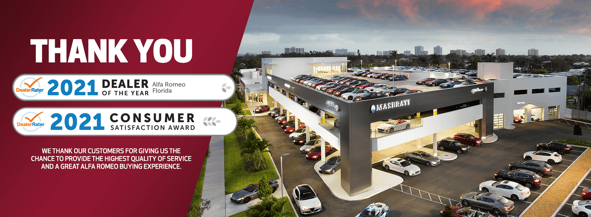 DealerRater's Florida Alfa Romeo Dealer Of The Year