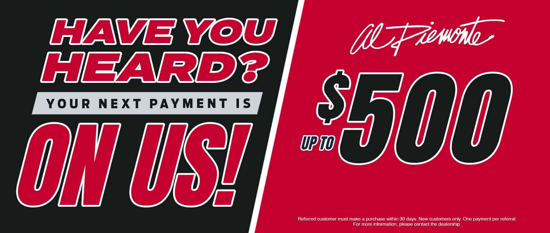 Referral Program | Al Piemonte Nissan