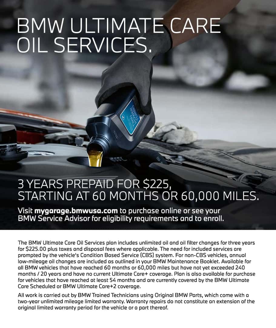 BMW Ultimate Care Oil Services | Germain BMW of Naples