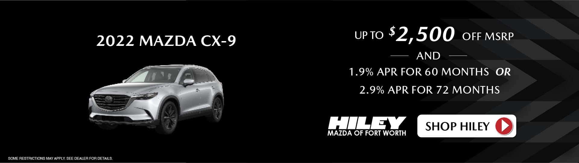 New & Pre-owned Mazda Vehicles for Sale in Fort Worth, TX | Hiley Mazda