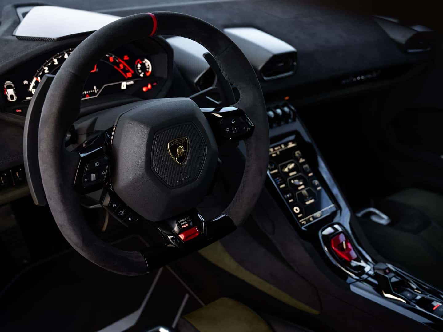 Information About the Interior of the Lamborghini Huracan in Colorado