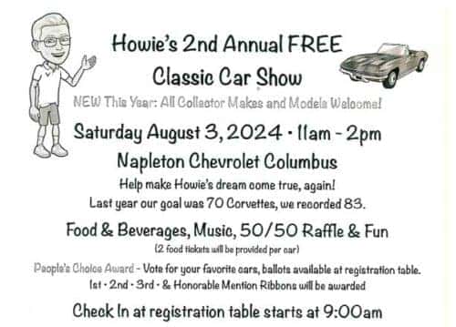 Howie's 2nd Annual FREE Classic Car Show | Napleton Chevrolet Columbus