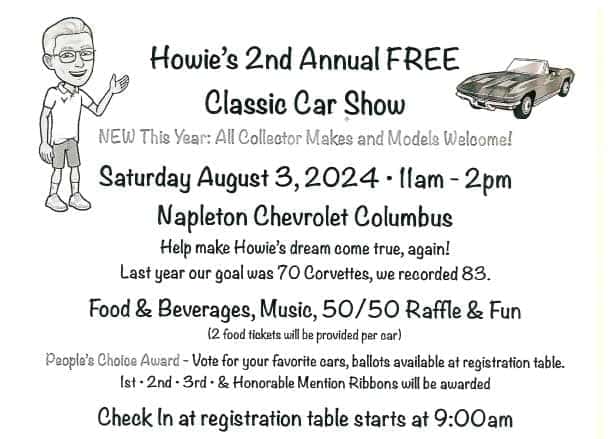 Howie's 2nd Annual FREE Classic Car Show | Napleton Chevrolet Columbus