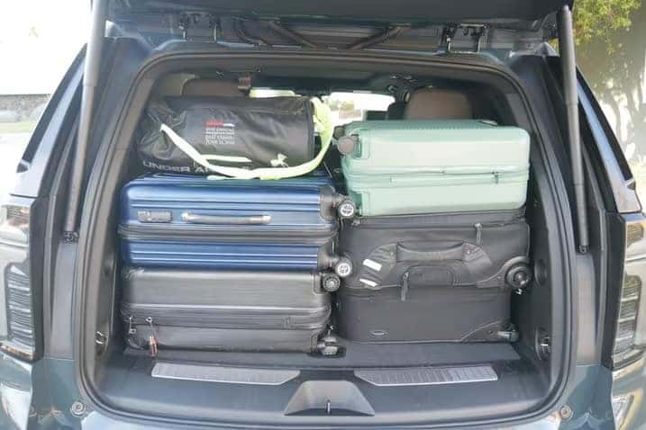 Chevy Tahoe Cargo Space Behind Third Row