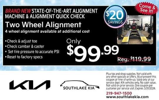 Kia Service Coupons at Southlake Kia in Merrillville, IN