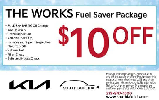 Kia Service Coupons at Southlake Kia in Merrillville, IN