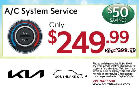 Kia Service Coupons at Southlake Kia in Merrillville, IN