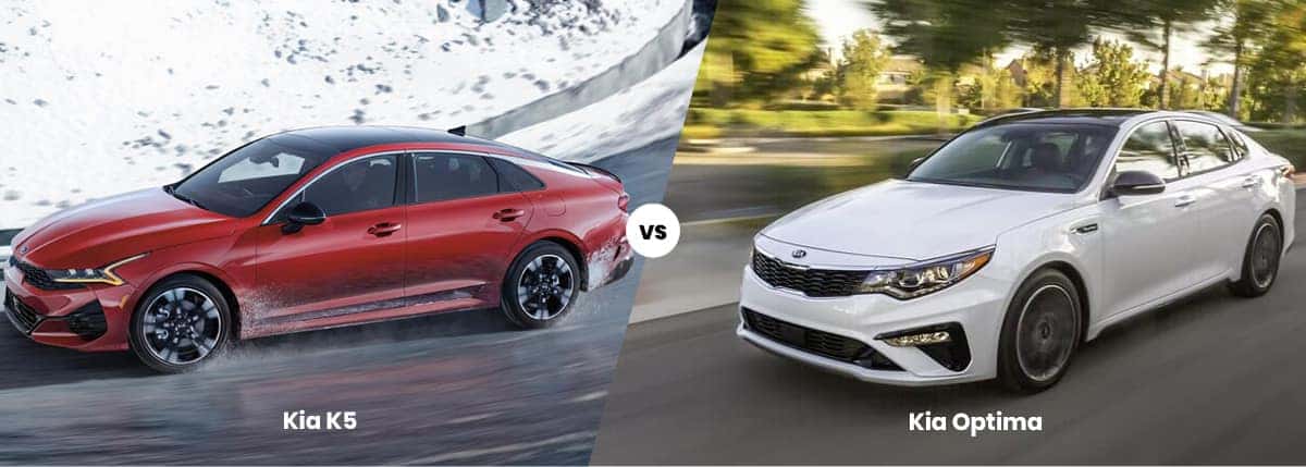 2021 Kia K5 Vs Optima MPG Dimensions Improvements Comparison