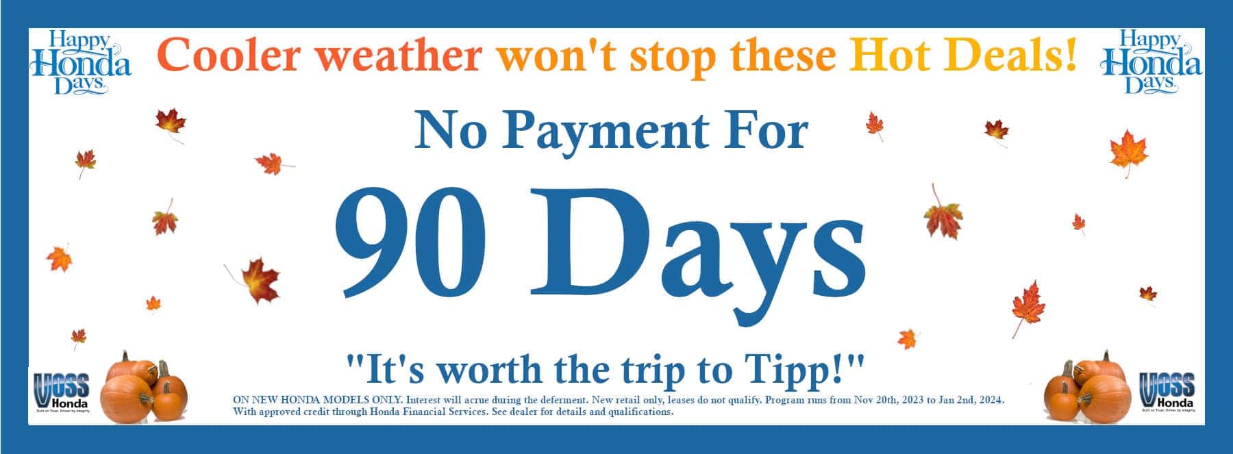 New & Used Honda Dealer in Tipp City, Ohio | Voss Honda