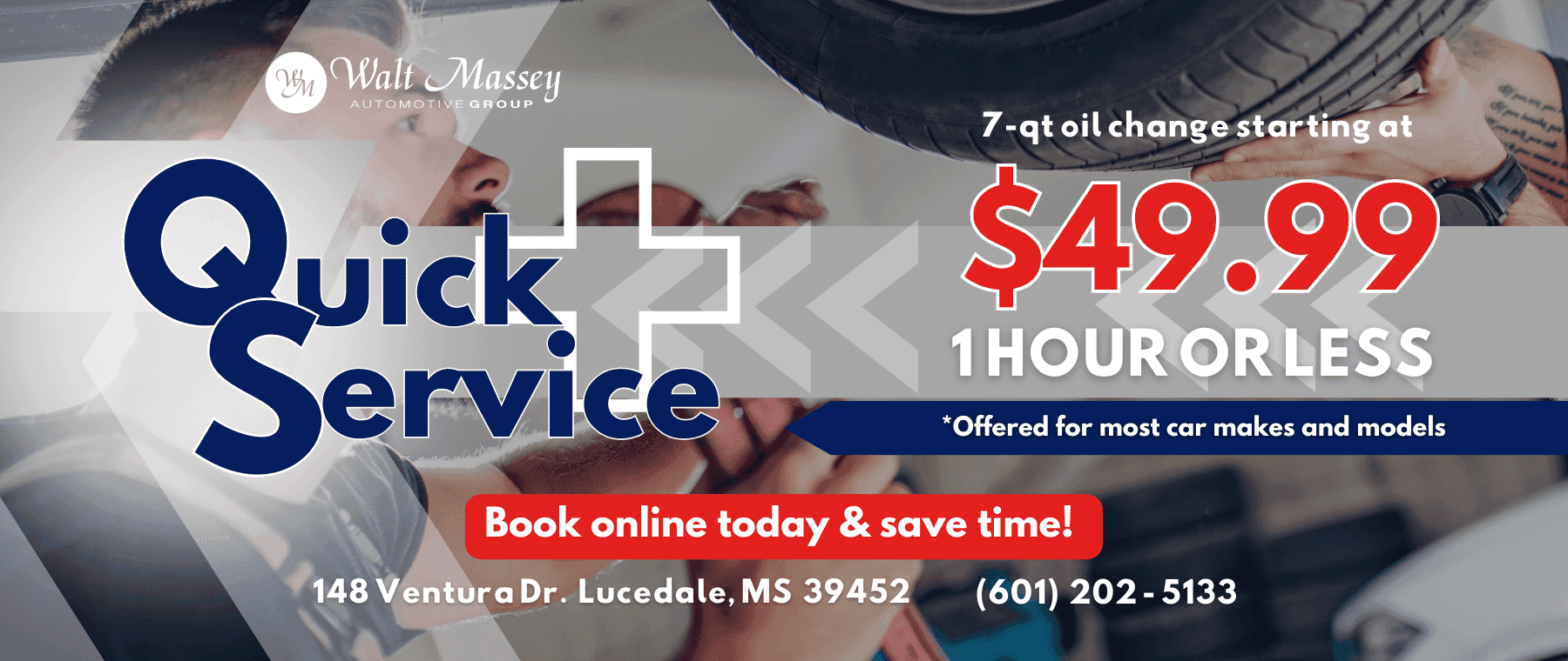Quick Service Oil Change Near Lucedale, MS | Walt Massey Chrysler Dodge ...