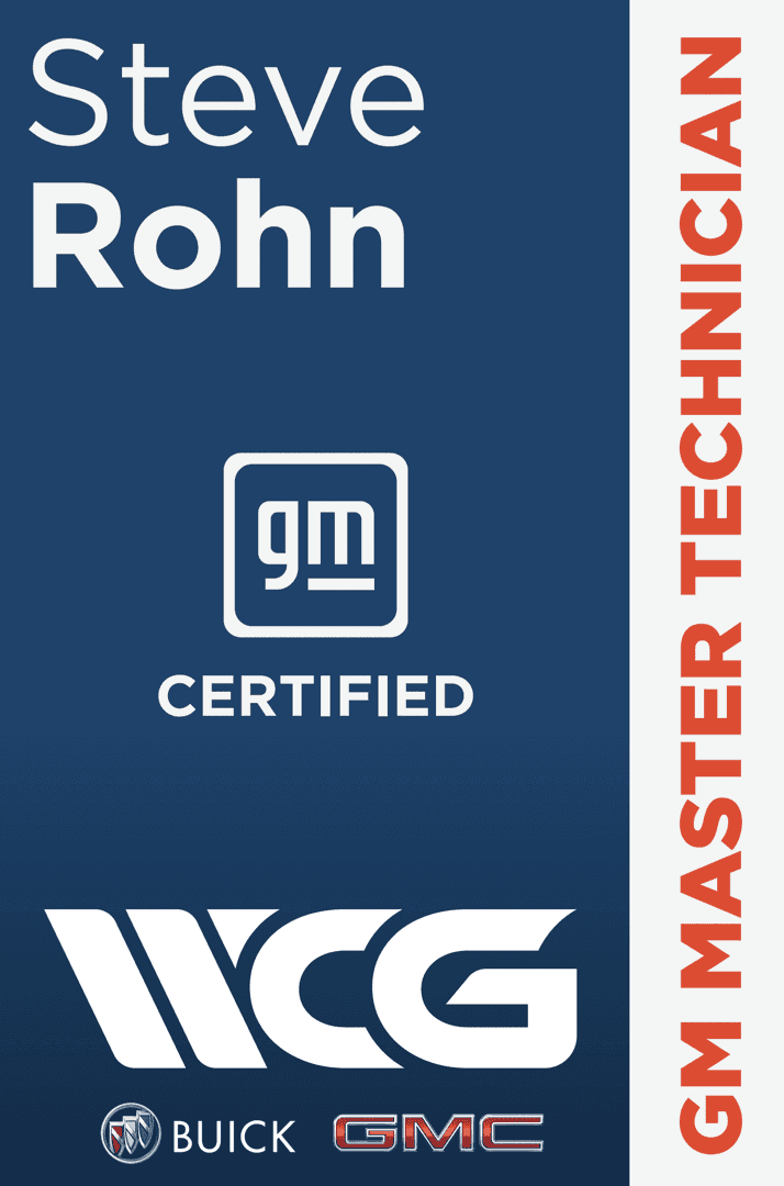 Honoring our Technicians with Banners showing their GM Certification ...